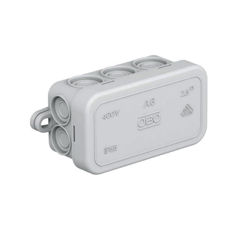 Plastična OBO kutija 80×43 mm IP 55 Siva - SAB Tech