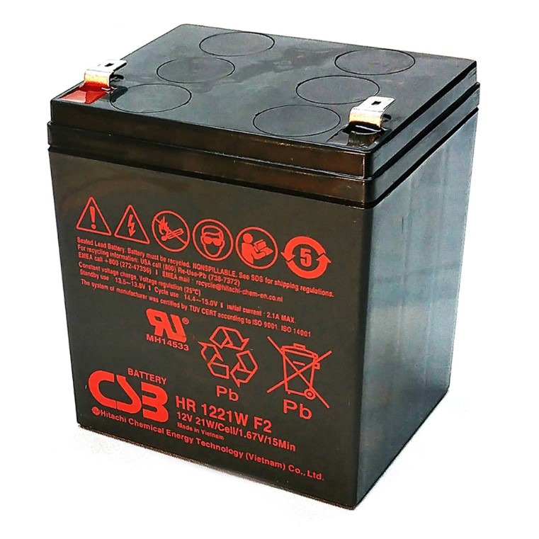 CSB HR1221W Olovna VRLA baterija 12V 5Ah High Rate - SAB Tech